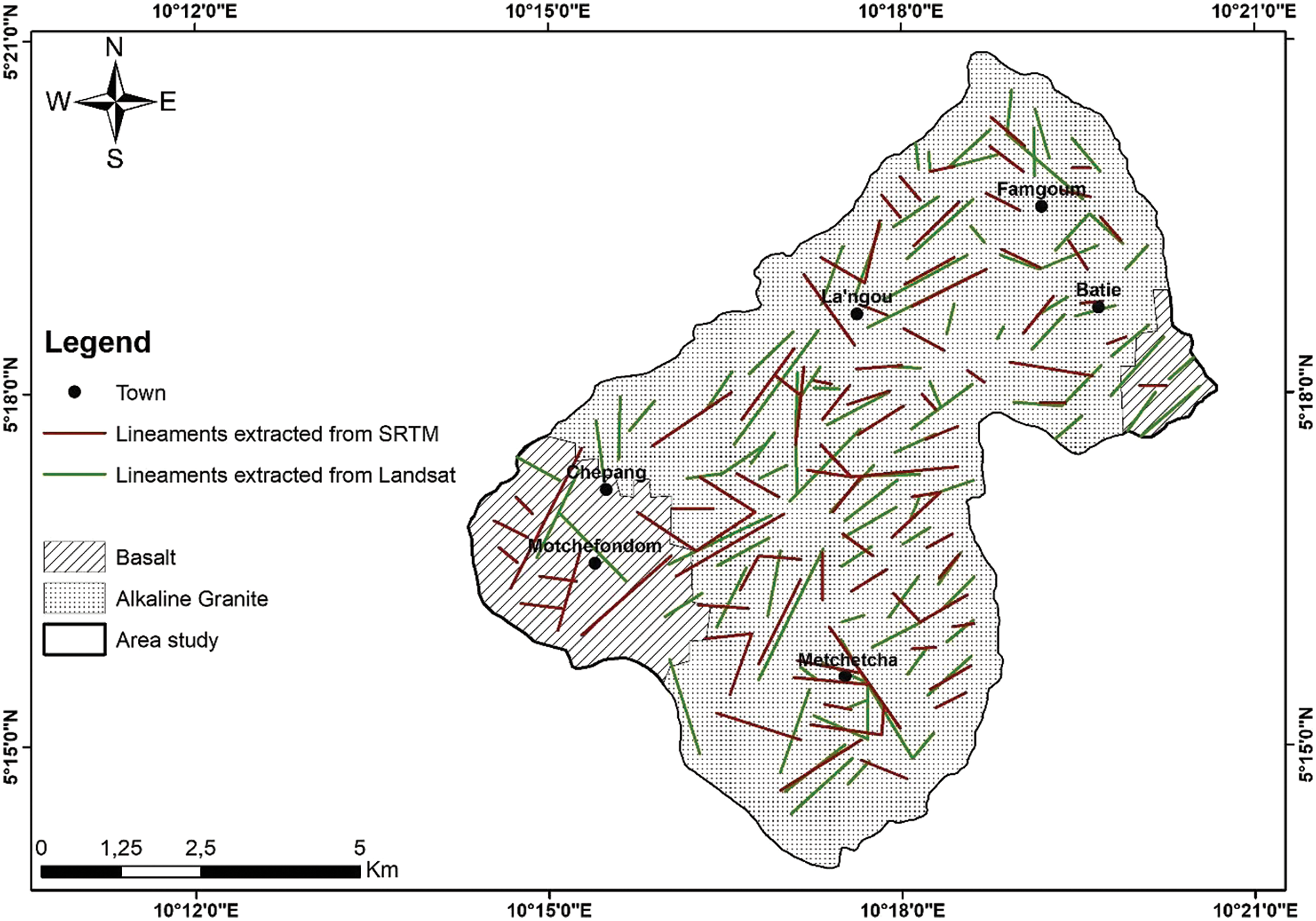 RIG | Free Full-Text | Lineament Mapping in Batie Area (West-Cameroon ...