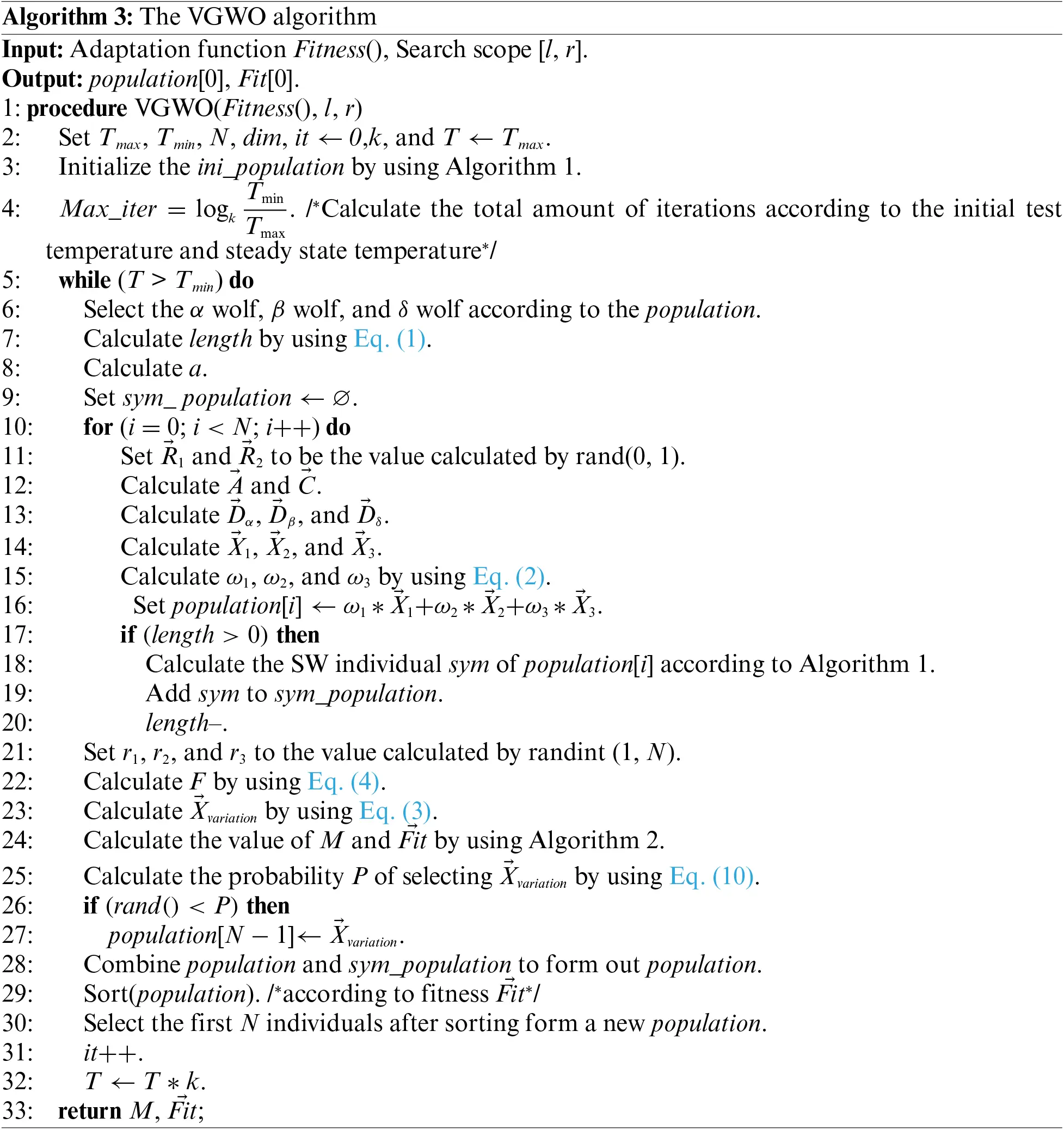 CMC | Free Full-Text | VGWO: Variant Grey Wolf Optimizer with High Accuracy and Low Time Complexity