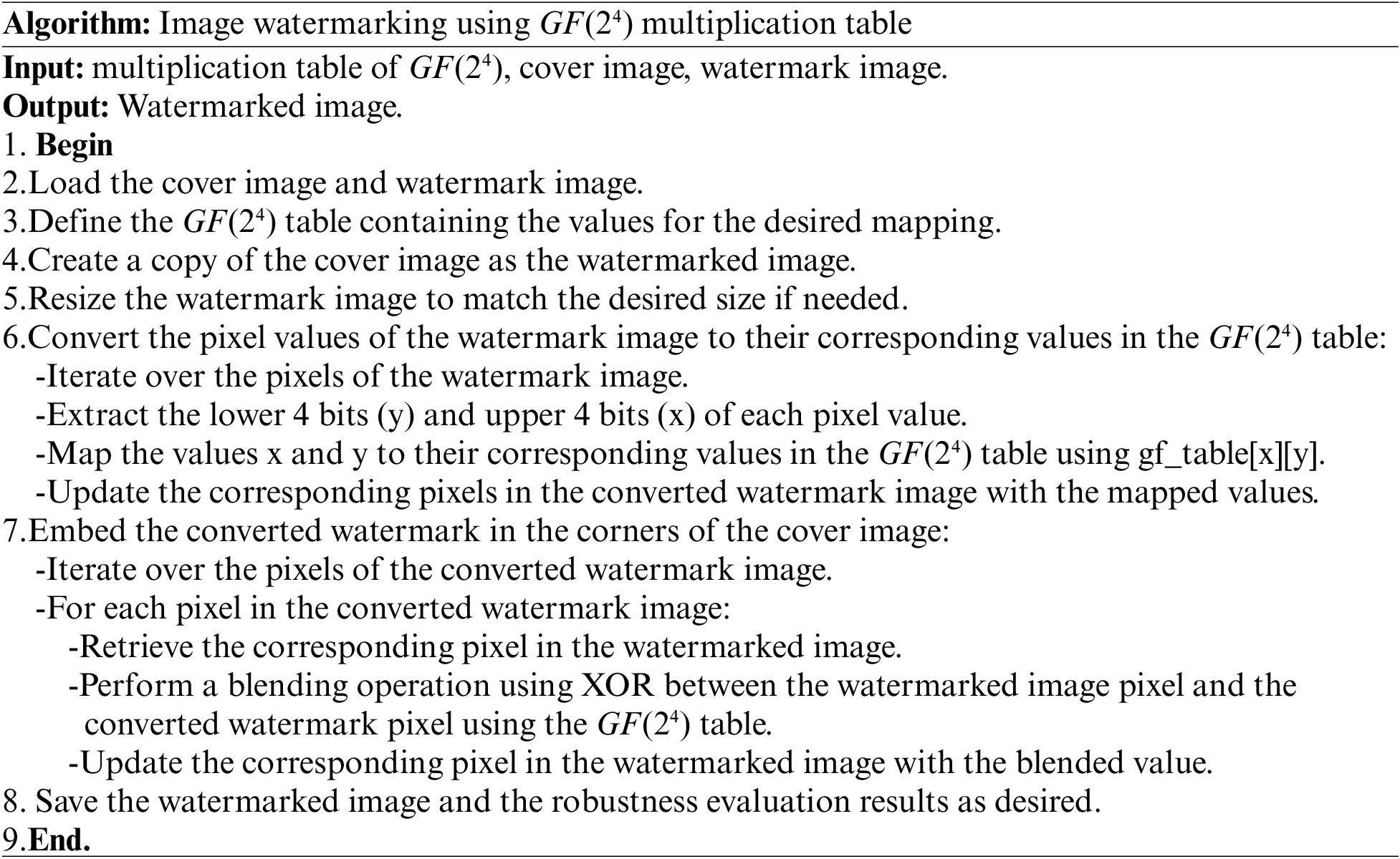 CMC | Free Full-Text | Improving Video Watermarking through Galois ...