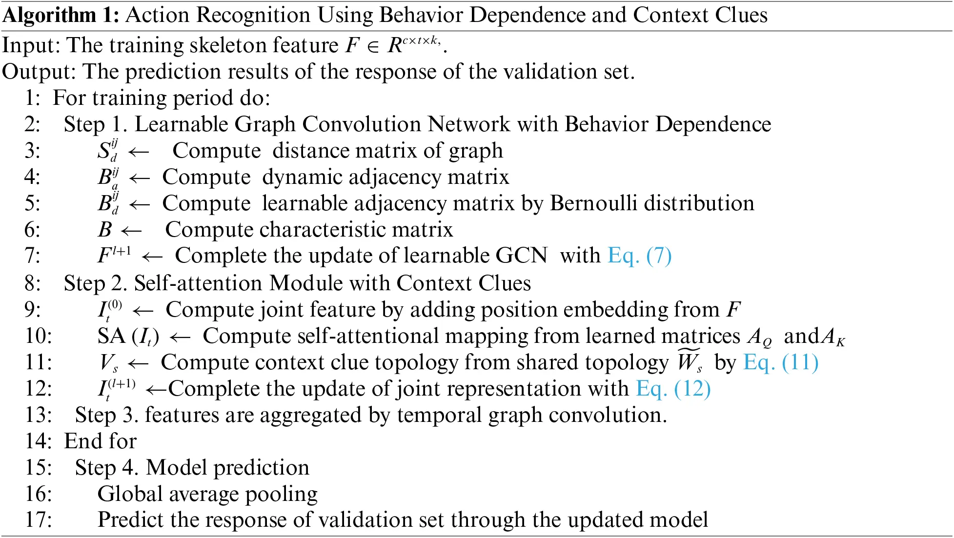 CMC | Free Full-Text | BCCLR: A Skeleton-Based Action Recognition with Graph Convolutional ...