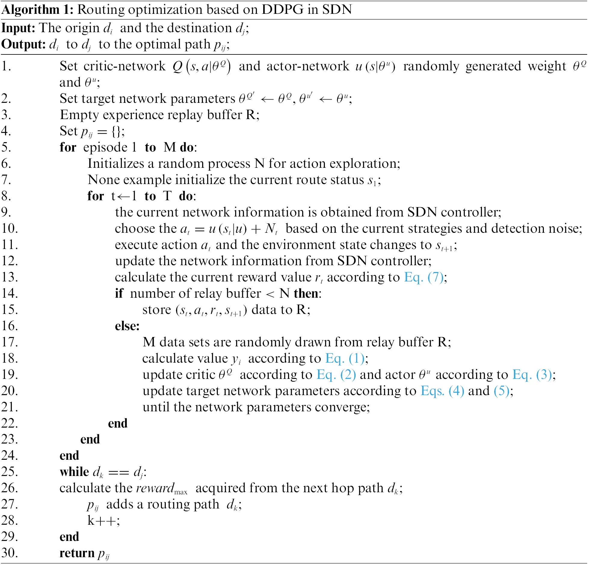 CMC | Free Full-Text | QoS Routing Optimization Based on Deep Reinforcement Learning in SDN