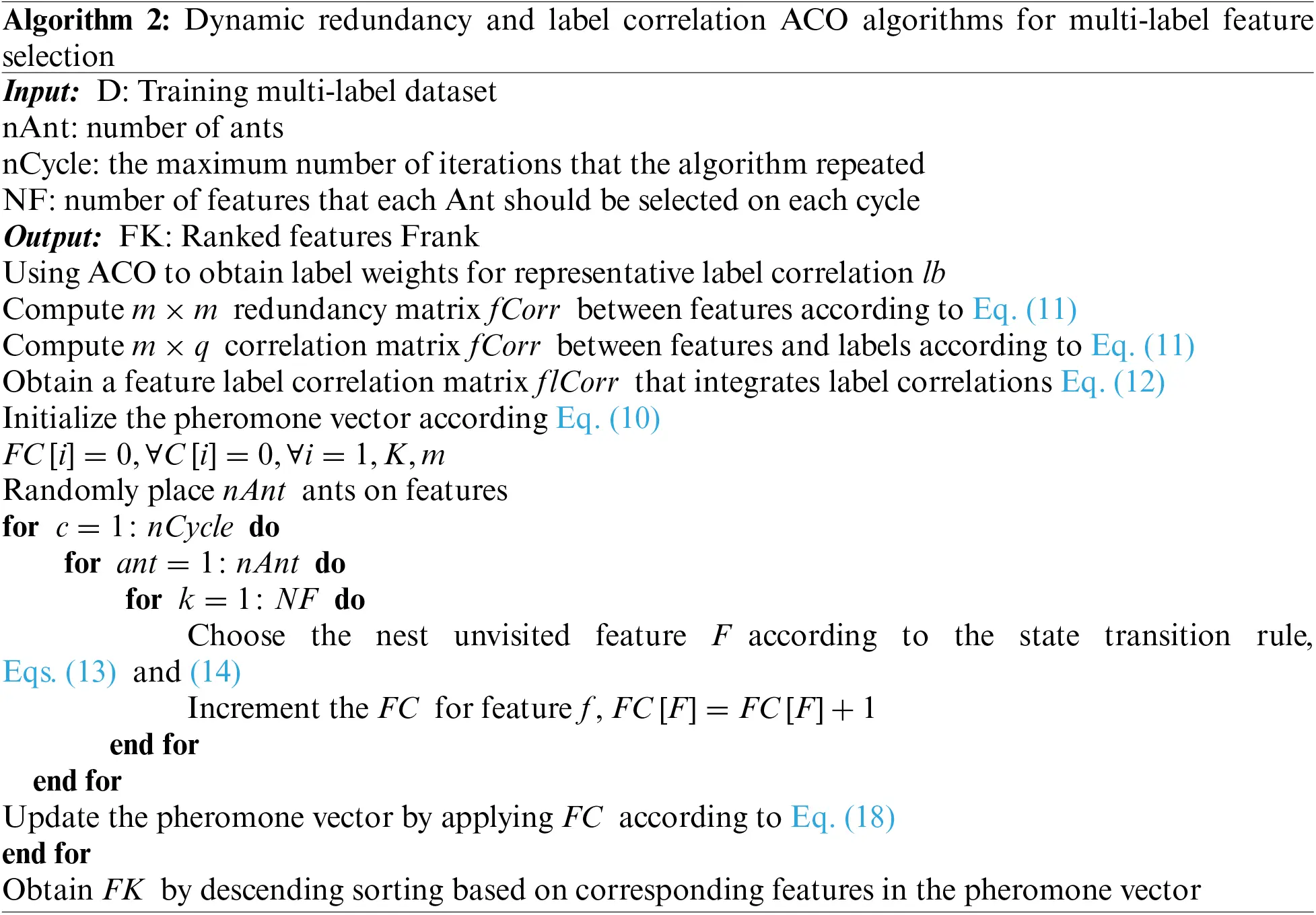 CMC | Free Full-Text | Multi-Label Feature Selection Based on Improved Ant Colony Optimization ...