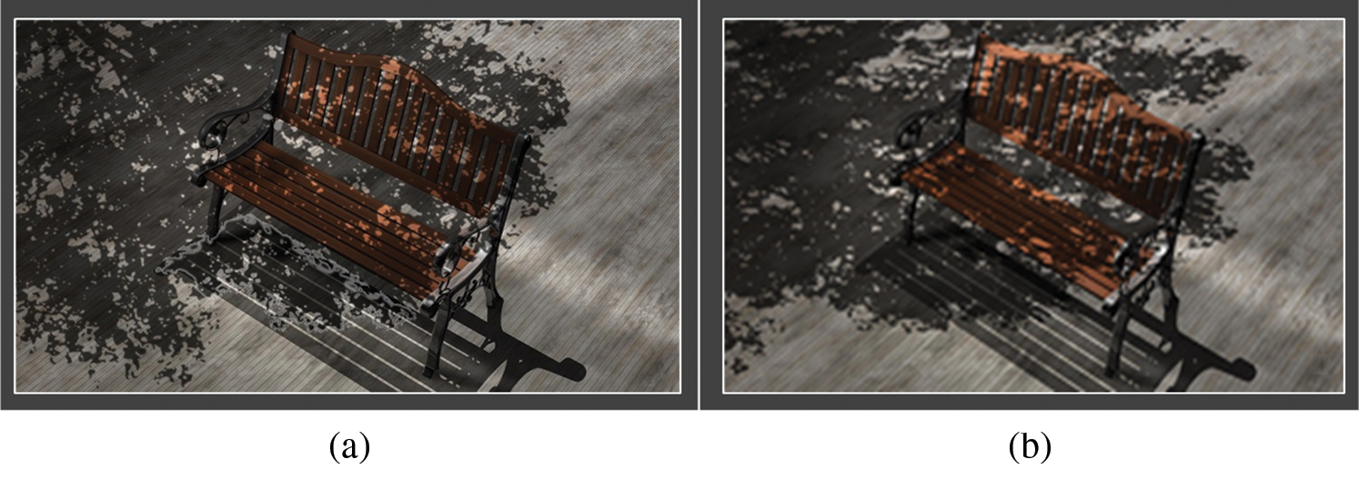 Overlapping Shadow Rendering for Outdoor Augmented Reality