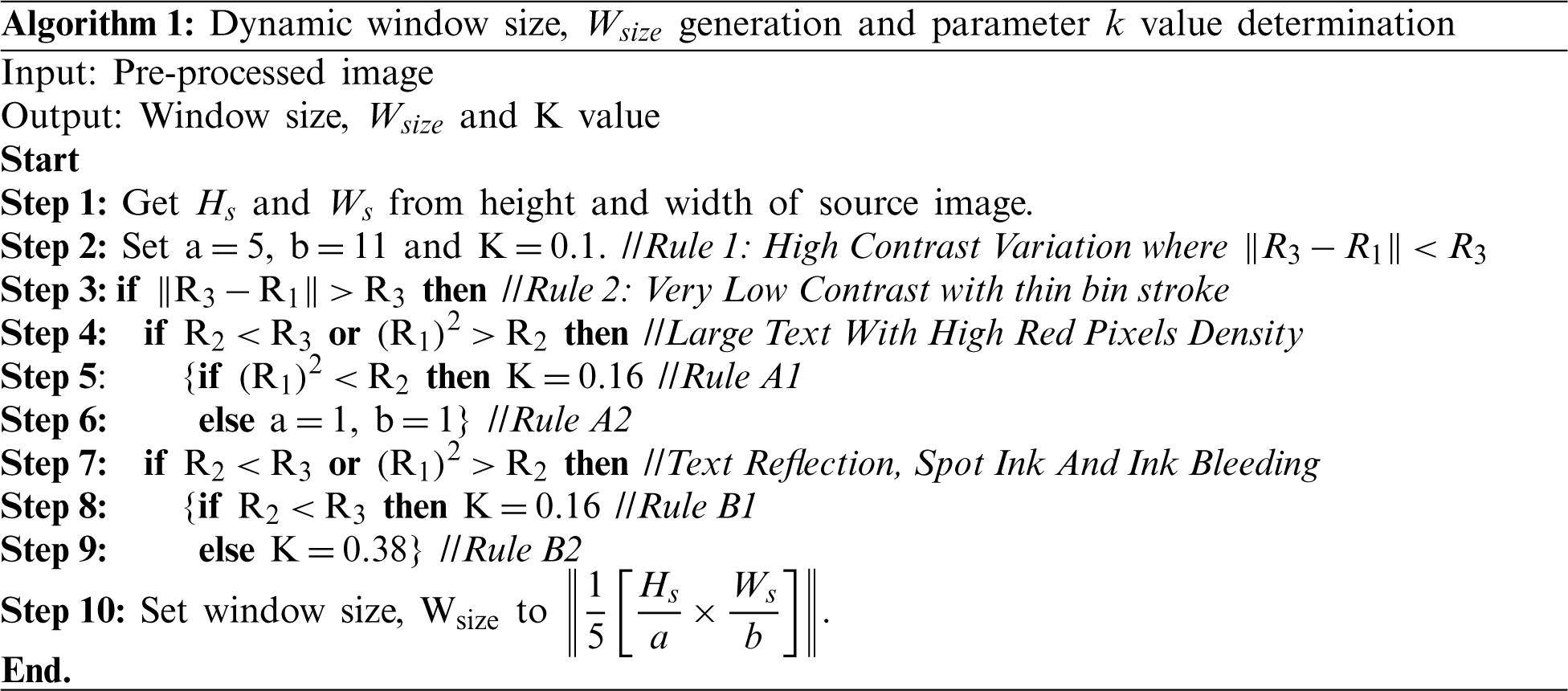 Novel Adaptive Binarization Method for Degraded Document Images