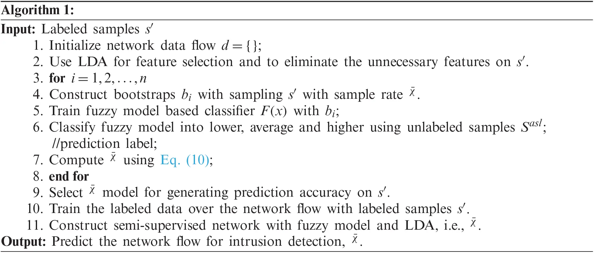 Fuzzy Based Latent Dirichlet Allocation for Intrusion Detection in Cloud Using ML
