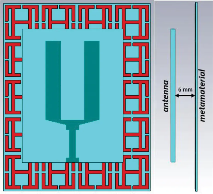 Inkjet Printed Metamaterial Loaded Antenna for WLAN/WiMAX Applications