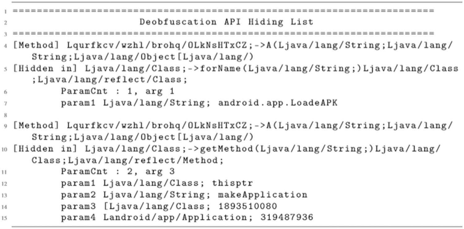 Deobfuscating Mobile Malware for Identifying Concealed Behaviors