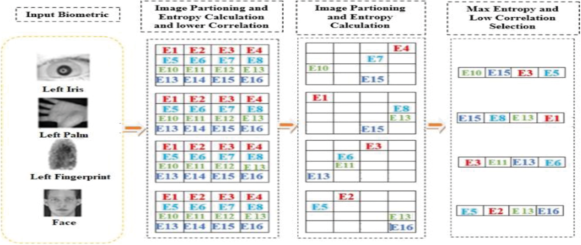 Secure Cancelable Template Based on Double Random Phase Encoding and Entropy Segmentation
