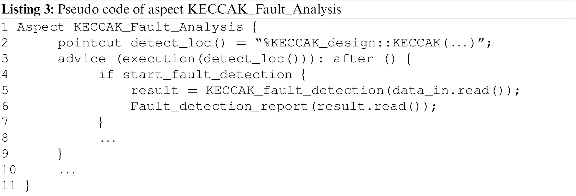 An AOP-Based Security Verification Environment for KECCAK Hash Algorithm