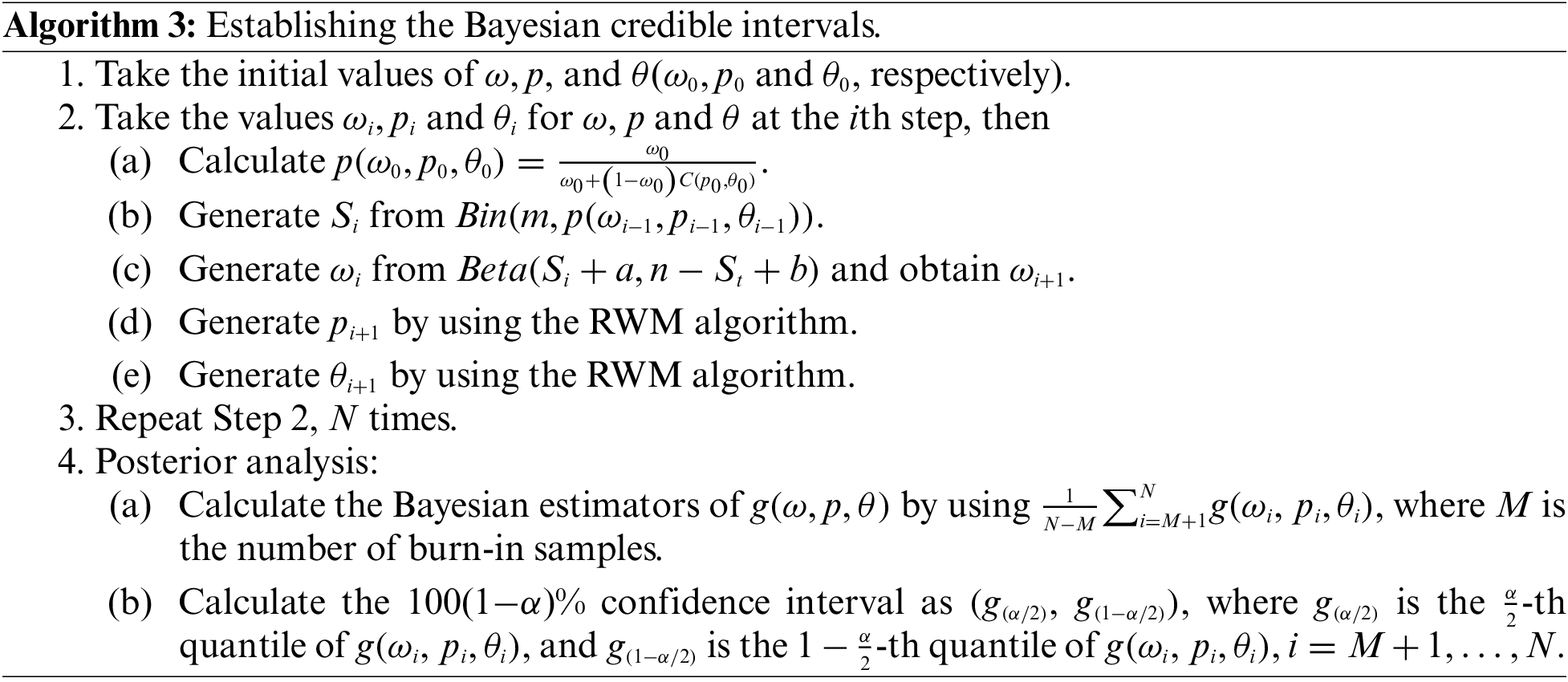 Cmes Free Full Text Bayesian Computation For The Parameters Of A Zero Inflated Cosine