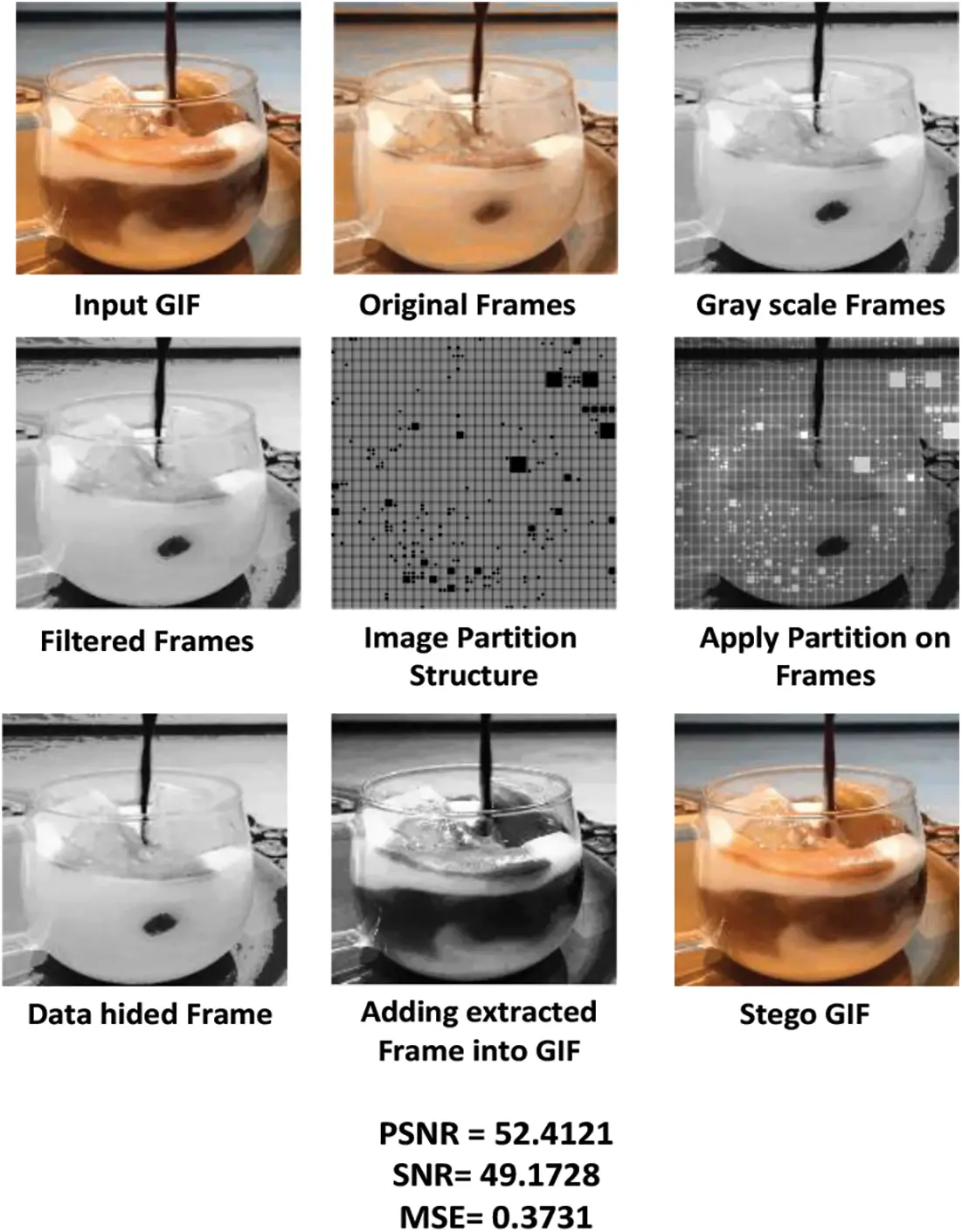 An Animated GIF Steganography Using Variable Block Partition Scheme