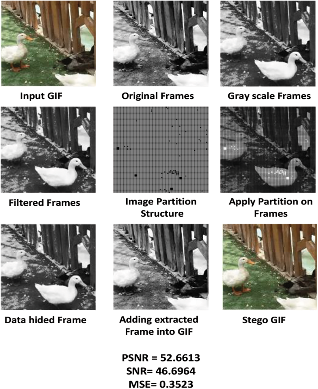 An Animated GIF Steganography Using Variable Block Partition Scheme