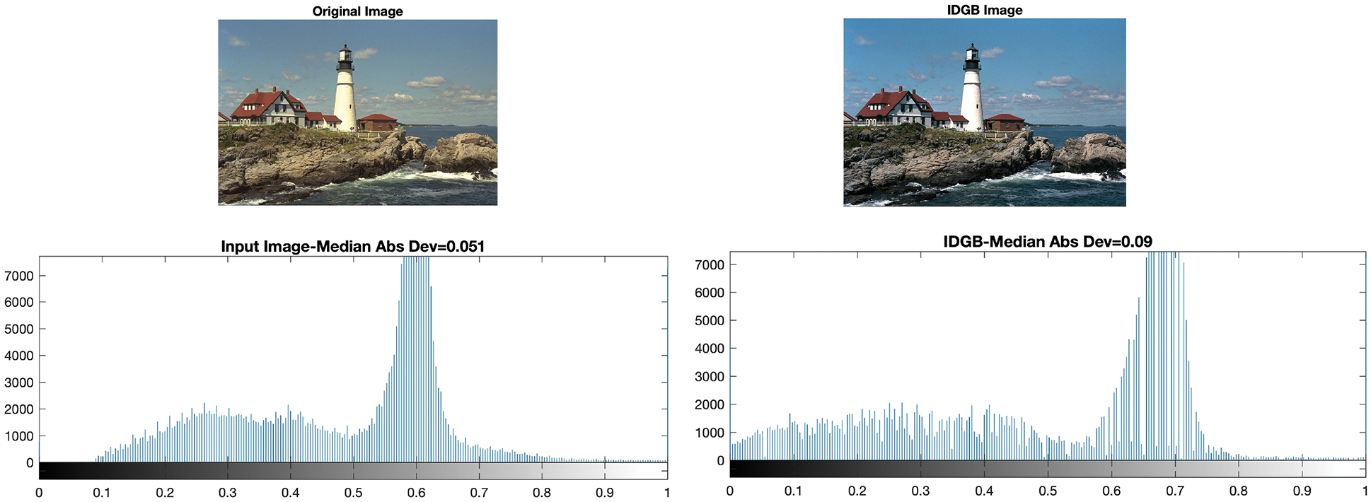 Gamma Correction for Brightness Preservation in Natural Images
