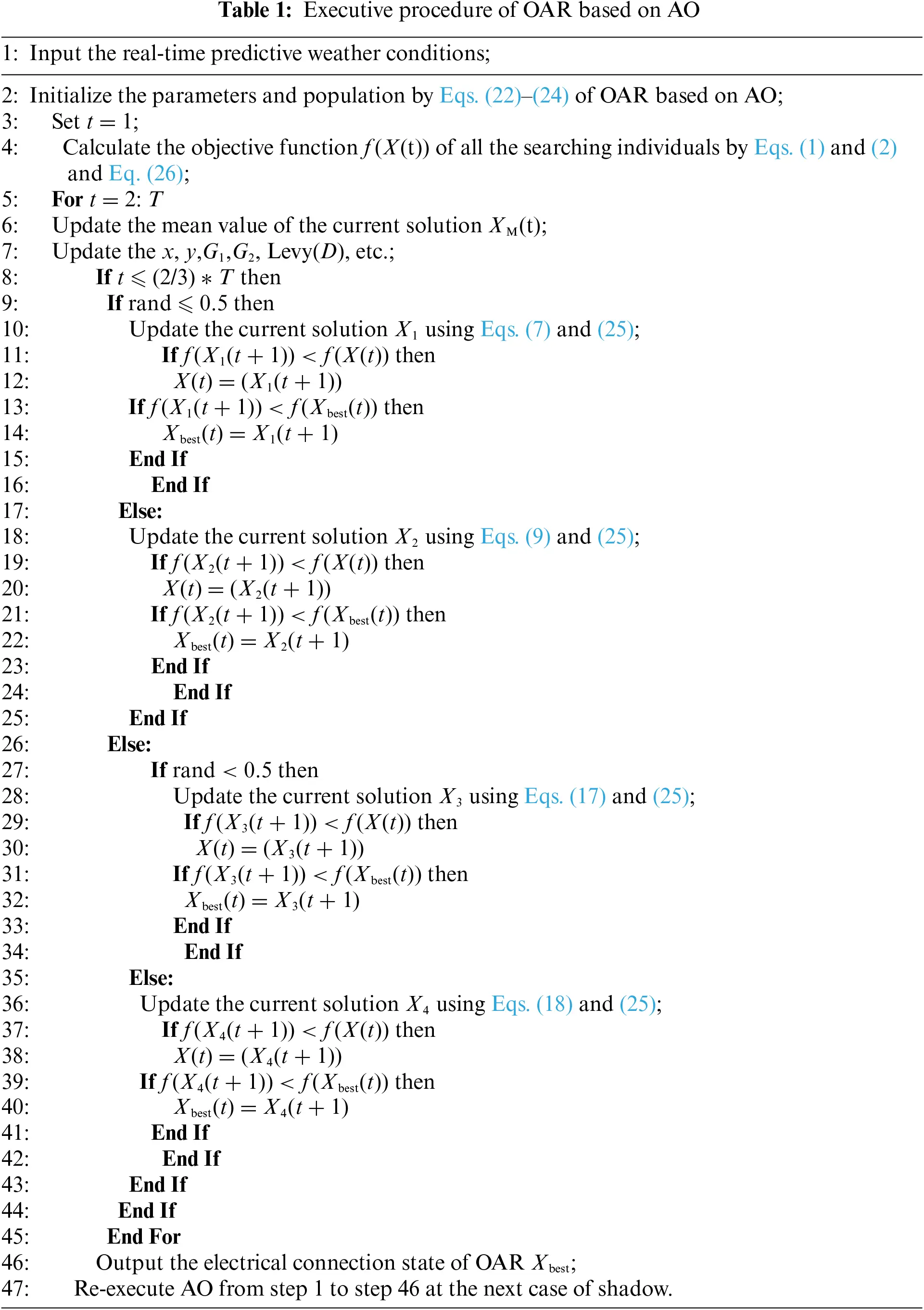 A Novel Aquila Optimizer Based PV Array Reconfiguration Scheme to ...