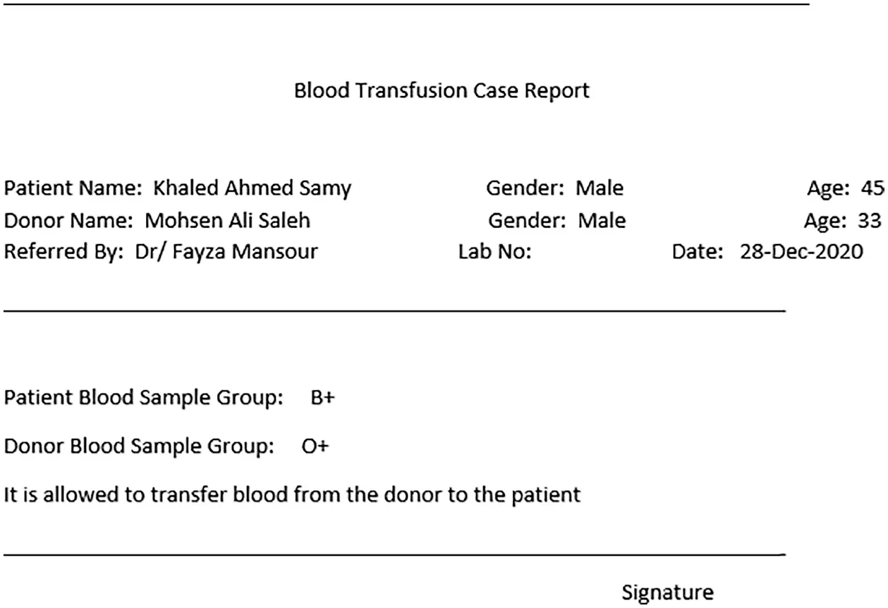 Blood Group Classification System Based on Image Processing Techniques