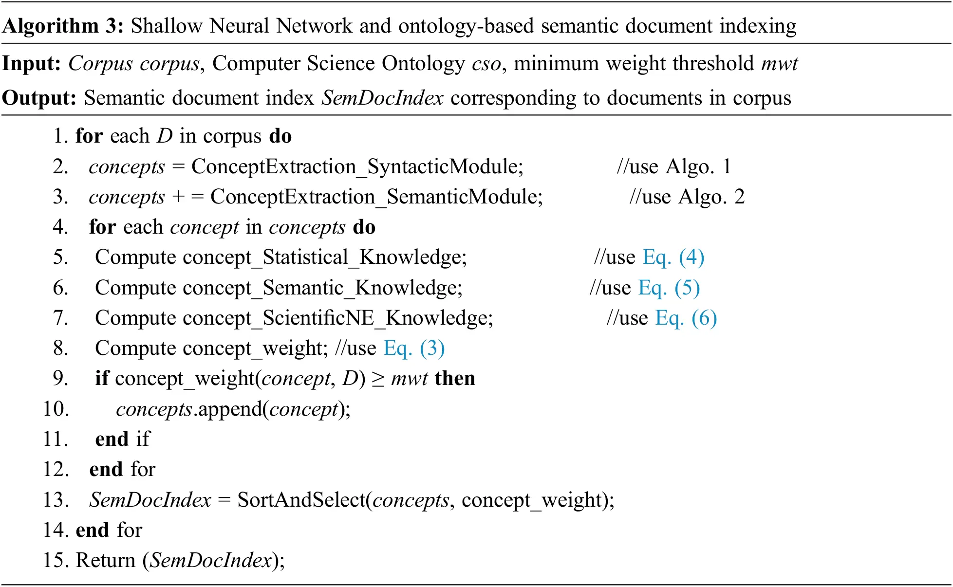 Shallow Neural Network and Ontology-Based Novel Semantic Document Indexing for Information Retrieval
