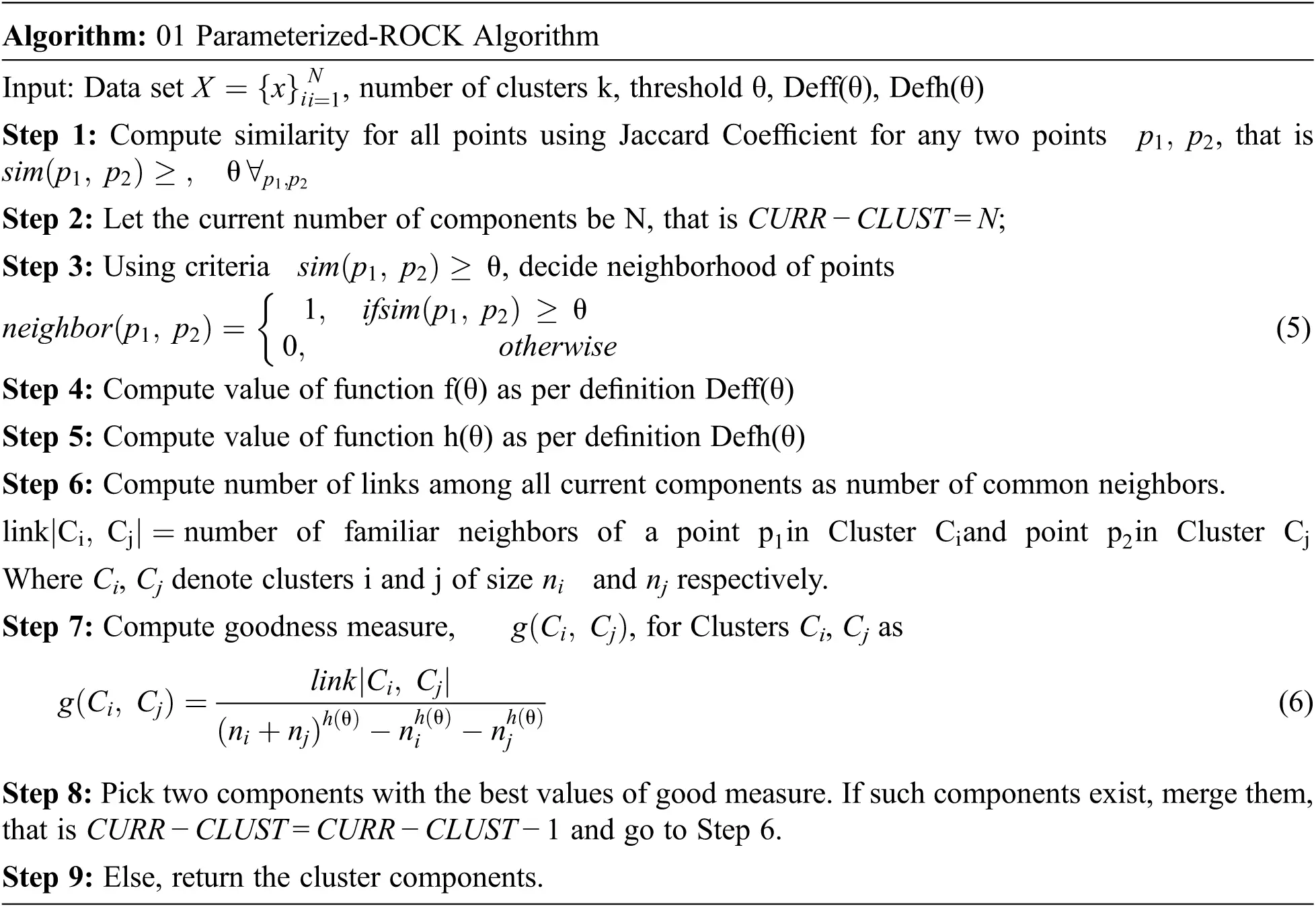 P-ROCK: A Sustainable Clustering Algorithm for Large Categorical Datasets